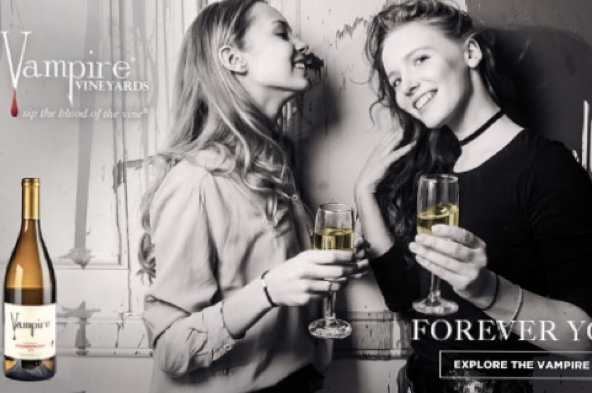 Right at home, Vampire Wines bring comfort to your domicile.